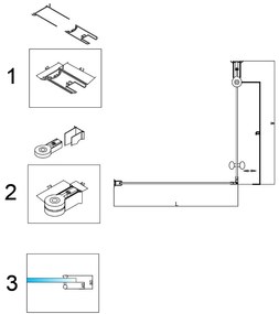 BPS-koupelny Čtvercový sprchový kout HYD-SK1190A 80x80 chrom/transparent - bez vaničky