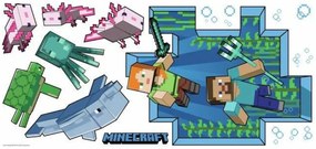 Dětské dekorativní samolepky na stěnu MINECRAFT