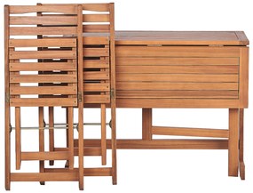 Balkonová sada nábytku z akáciového dřeva LENOLA Beliani
