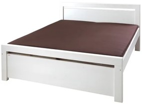 Gazel Manželská postel z masivu Rhino II. 160x200 SMRK - Přírodní