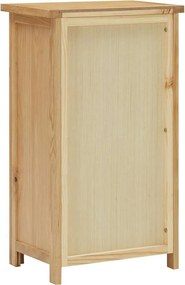 Skříňka 45 x 32 x 85 cm masivní dubové dřevo 289198