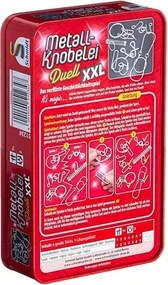SCHMIDT Sada kovových hlavolamů Duell XXL v plechové krabičce / Hlavol