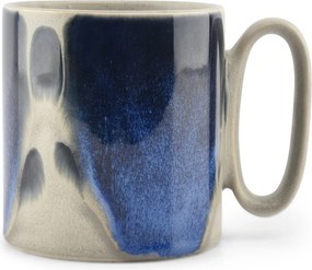 Modrý/šedý kameninový hrnek 390 ml Paint – Salt&Pepper