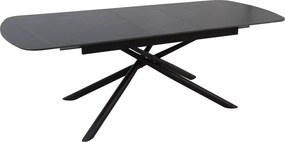 Jídelní rozkládací stůl Vector 160/200 cm keramika černý