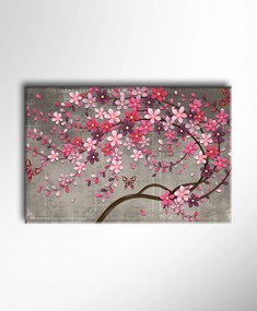 Malvis ® Obraz Stylizovaná sakura ROZMĚR (šířka x výška): jednodílný obdélník 60x40 cm