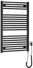 Aqualine Aqualine, DIRECT-E elektrické topné těleso, rovné, 600x960 mm, 400 W, černá, ILE96TB