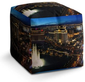 Sablio Taburet Cube Las Vegas: 40x40x40 cm