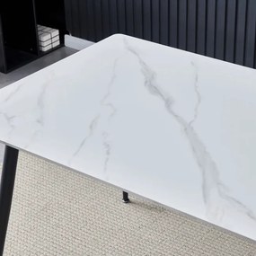 Jídelní stůl 130x70 cm se čtyřmi židlemi ASE-1004 GREY2