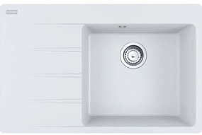 Franke Centro - Fragranitový dřez CNG 611-78 TL/7, 78x50 cm, bílá-led 114.0637.505