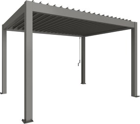Biohort Pergola 4 x 3 křemenově šedá 404,5 x 312 cm