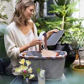 Nákupní košík Reisenthel Carrybag frame twist sky rose