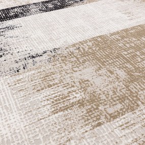 Tribeca Design Kusový koberec Zoom Lines Beige Rozměry: 160x230 cm