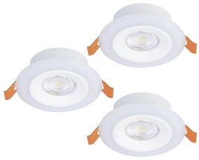 Eglo 901117- SADA 3xLED RGB Stm. koupelnové svítidlo CALONGE 3,8W/230V IP44 + DO