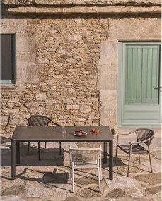 Zahradní jídelní stůl s deskou z kamene 100x220 cm Anafi – Kave Home