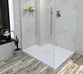 Polysan Polysan, FLEXIA sprchová vanička z litého mramoru s možností úpravy rozměru 130x90x3cm, 72896