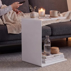 Odkládací stolek Selby 48 cm – bílá