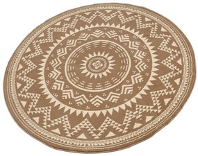 Hanse Home Collection koberce Kusový koberec Celebration 103443 Valencia Brown kruh - 200x200 (průměr) kruh cm