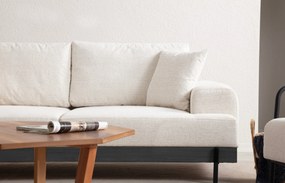 Hanah Home Třímístná pohovka ETI bílá 220 cm