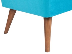 Atelier del Sofa Taburet New Bern - Turquoise, Tyrkysová