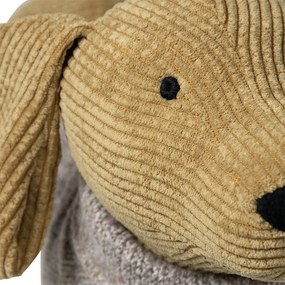 Hnědá dveřní zarážka jezevčík Dachshund - 33*14*20cm