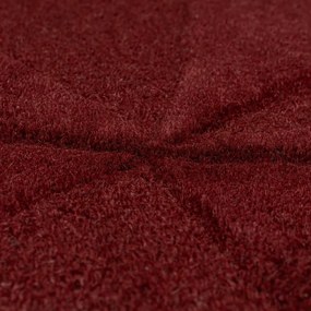 Vínový ručně tkaný vlněný koberec 200x290 cm Shard Red – Flair Rugs