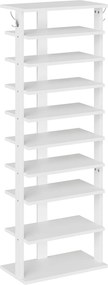 Botník Vasagle Kloudy 50 cm bílý II