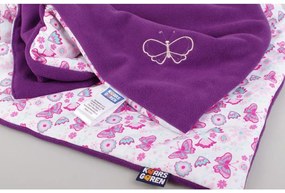 Kaarsgaren Zateplená deka 70x100 cm růžoví motýlci