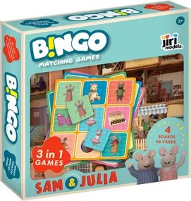 JIRI MODELS Bingo Dům myšek Sam a Julie / Společenská hra / 3 v 1 / od