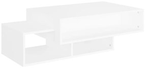 Konferenční stolek bílý 105 x 55 x 32 cm dřevotříska - Default Title