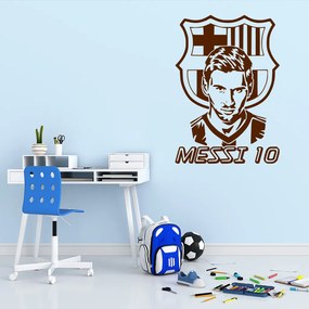 Živá Zeď Samolepka na zeď Lionel Messi 10 Barva: černá