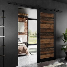 Posuvné dveře LOFT ADIO 1 černý + old style 100