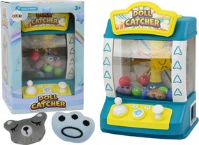 LEAN Toys Automat na chytání panenek, drobností, plyšáků a kuliček – tyrkysový