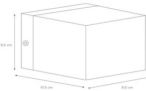Lucide 09201/01/31 - Nástěnné svítidlo DEVI 1xG9/42W/230V