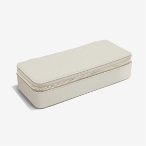 Stackers, Cestovní šperkovnice Oatmeal Large Zipped Jewellery Box | krémová 75627