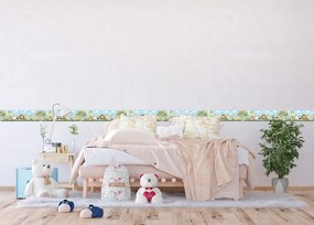 Dětská samolepící bordura na zeď Džungle Safari | 5 m x 13.8 cm | DWBD8009