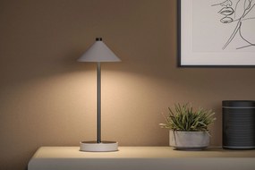Paulmann 71176 Pellini, béžová stolní lampička na baterii, 2W LED 3000-6500K, výška 37cm