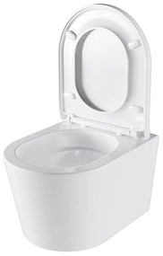 BPS-koupelny Podomítkový modul Geberit DuoFix s WC mísou EL-WH-02 + ovládací tlačítko Delta 30 chrom