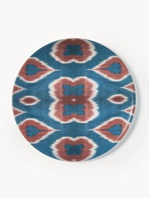 Ručně vyrobený porcelánový snídaňový talíř Ikat
