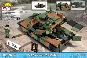 COBI 2633 Armed Forces M1A2 SEPv3 Abrams Polská armáda / Stavebnice /