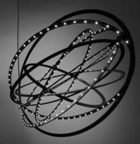 Copernico sospensione, designové závěsné LED svítidlo,Artemide Barva: Černá