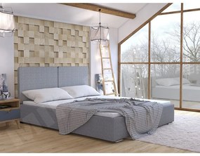 Čalouněná postel do ložnice Szymi, Rozměr postele: 140 x 200 cm, Rošt: láťkový, Potah:: Puerto 3 + Galahad 1542