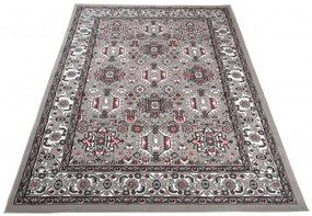 Klasický kusový koberec EUFRAT Z835C šedý Rozměr: 80x150 cm