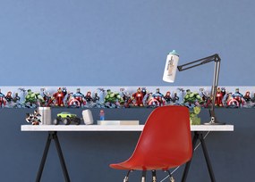 Dětská samolepící bordura na zeď Marvel Avengers, Disney | 5 m x 13.8 cm | DWBD8077