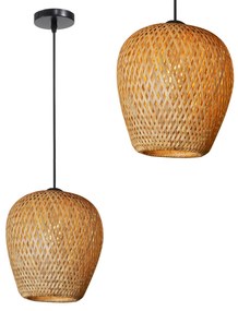Toolight, závěsné svítidlo Natural 1xE27 APP885-1CP, přírodní, OSW-05245