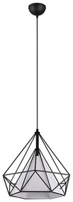 Černé závěsné svítidlo ø 38 cm Babette – Reality