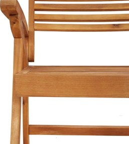 5dílný zahradní jídelní set masivní akáciové dřevo 3156862