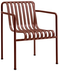 HAY Zahradní židle Palissade Dining Armchair, Iron Red