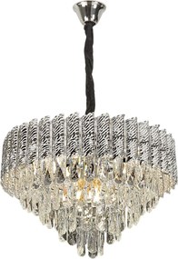 Toolight Rea, Lamp Vintage Cristal G055-CP 50cm CHROME, OSW-08949