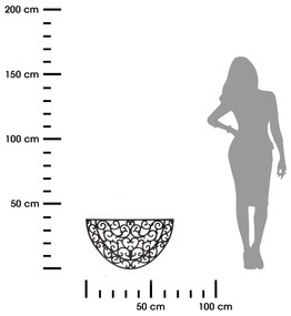 Venkovní rohožka Giselle, 66,3x39,2 cm