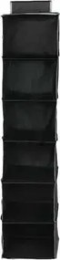 Compactor URBAN 30 x 30 x 128 cm – 6 polic - černá / Závěsný organizér